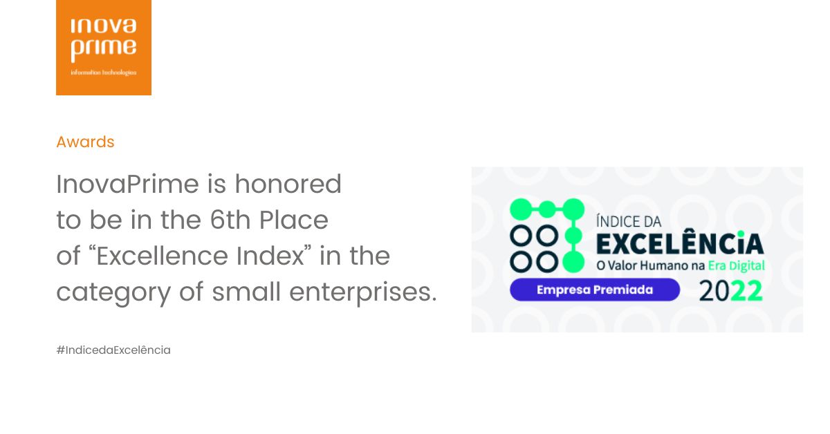 6th Place of “Excellence Index” in the category of small enterprises ...